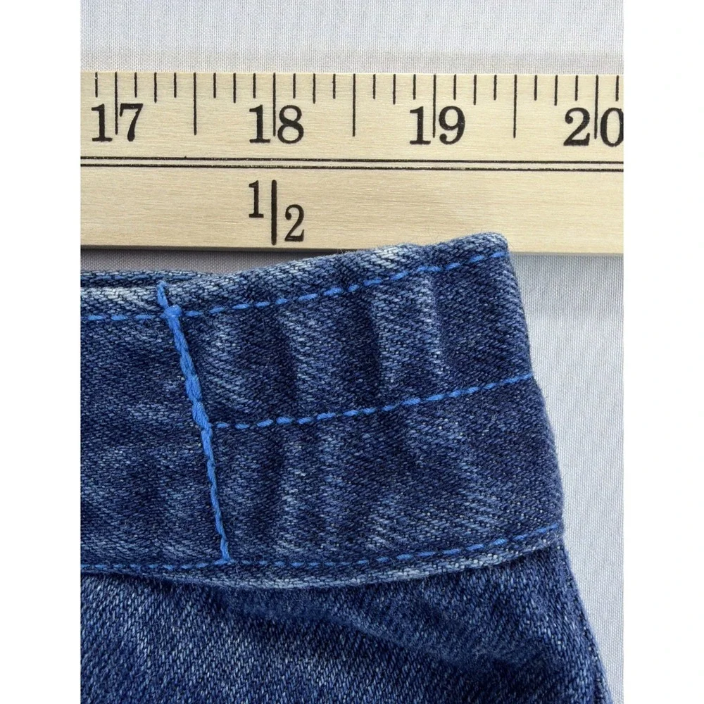 Rock Man | Jeans | Vtg Rockman Jeans Mix Fabric Mens 4 Wide Leg Cropped ...